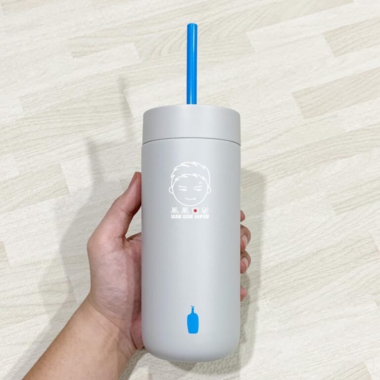 🇯🇵。BLUE BOTTLE COFFEE。藍瓶。藍瓶咖啡。FELLOW。附吸管。保溫瓶。隨手瓶（16oz，約473ml） - 萬萬日貨